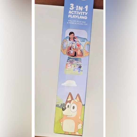 Toys | Bluey 3in1 Activity Playland Ball Pit Play Mat Musical Plush Toy ...